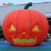 China Giant Inflatable Pumpkin with LED Lights for Halloween Decoration for sale