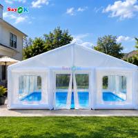 China Commercial PVC Inflatable Pool Cover Tent for Outdoor Swimming Pools for sale