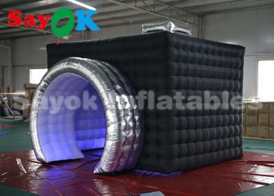 China Inflatable Cube Tent Photo Booth 3.5x2.8x2.5m Customizable LED Lighting for Wedding Events for sale