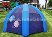 China Custom Inflatable Globe Tent Giant Spider Tent Camping with Air Blower for Exhibition Trade Show for sale
