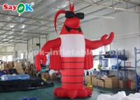 China 4m Red Inflatable Crawfish Outdoor Advertising Display with UL Blower for Festivals and Events for sale
