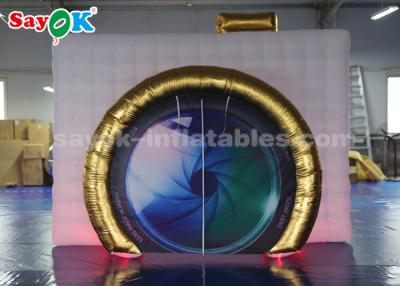 China Inflatable Cube Tent Photo Booth 3.5x2.8x2.5m 210D Oxford Cloth Waterproof LED for sale