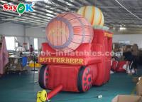 China 210D Oxford Cloth Inflatable Halloween Pumpkin Carriage 3.86m x 3.13m High Air Tightness for sale