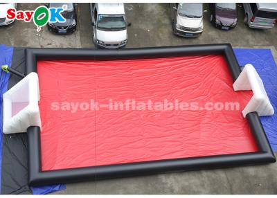 China Giant Inflatable Football Field 15x8m PVC Tarpaulin Sports Game for Park Rental for sale