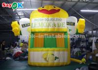 China Inflatable Lemonade Booth 3x3x4m with Air Blower Durable Oxford Cloth for Outdoor Promotion for sale
