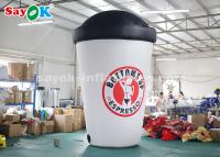 China 3.6m Custom Inflatable Coffee Cup Advertising Display with CE/SGS Certification for sale