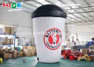 China 3.6m Custom Inflatable Coffee Cup Advertising Display with CE/SGS Certification for sale