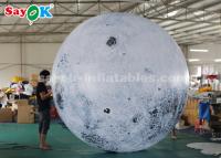 China 3m Giant Inflatable Moon Globe Ball with LED Lighting - PVC Material, CE/SGS Certified for Outdoor Advertising for sale