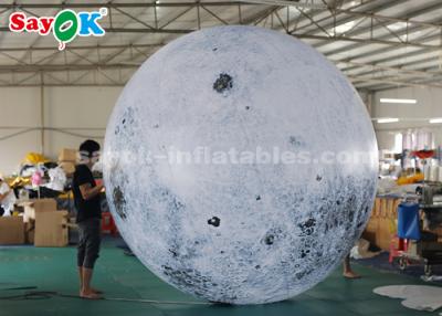 China 3m Giant Inflatable Moon Globe Ball with LED Lighting - PVC Material, CE/SGS Certified for Outdoor Advertising for sale