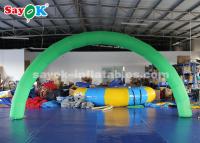 China Green Inflatable Race Arch 6x3m with Logo Print - CE Certified Outdoor/Indoor Advertising Entrance for sale