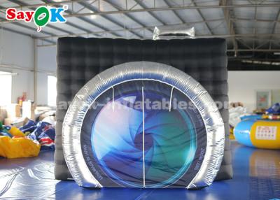 China Inflatable Party Tent 3x2.7x2.5m Oxford Cloth Photo Booth Fire Resistant with LED for sale
