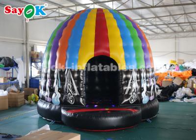 China Commercial Inflatable Disco Dome 5x4x3.5m Fire Resistant PVC Bouncy Tent for Parties for sale