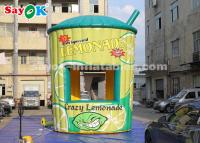 China Inflatable Canopy Tent 5m High PVC Lemonade Stand Booth with Blower for Business for sale
