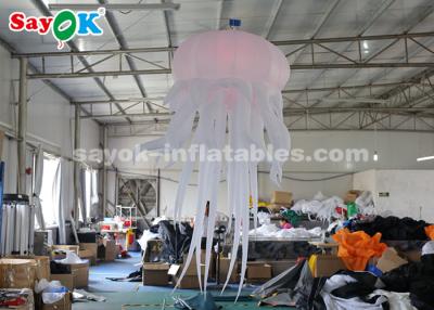 China 2m Inflatable Hanging Jellyfish LED Decoration for Party Wedding Bar Event for sale