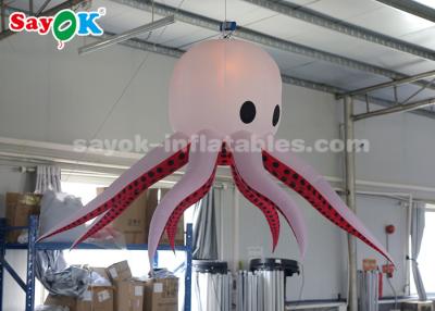 China 2m Nylon Cloth Inflatable Octopus With Remote Controller For Party Decoration for sale
