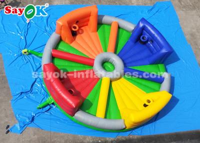 China Inflatable Hungry Hippos Game 8x8m Bungee Ball Grab for Kids Adults Party Rental for sale