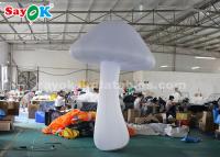 China 3 Meter White LED Inflatable Mushroom with 16 Color Remote Control for Stage Decoration and Events for sale