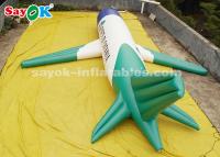 China Custom 10m PVC Inflatable Airplane Model for Exhibition Display ROHS Certified for sale