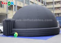 China 7m Black Inflatable Planetarium Dome Tent for Kids Education Science Display for sale