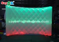 China Sayok Inflatable LED Photo Booth Backdrop Wall 3x1.5x2.3m with Remote Control for Events & Parties for sale