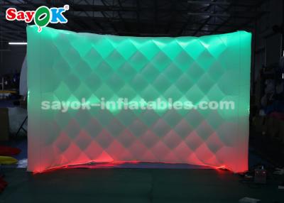 China Sayok Inflatable LED Photo Booth Backdrop Wall 3x1.5x2.3m with Remote Control for Events & Parties for sale