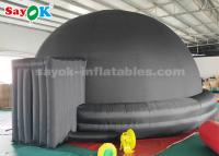 China Black 6m Inflatable Planetarium Dome Tent for Kids School Education Equipment for sale
