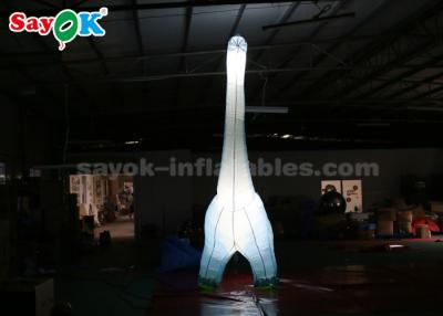China 4m High Inflatable Dinosaur with LED Lights - Oxford Fabric Custom Character for Advertising & Events for sale