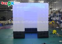 China Inflatable Photo Booth 2.5m Portable Black Bottom Anti-Dirty One Door for Events for sale