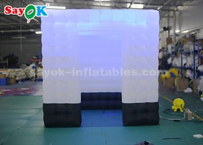 China Inflatable Photo Booth 2.5m Portable Black Bottom Anti-Dirty One Door for Events for sale