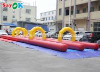 China 20m x 4m Inflatable Water Slide PVC Tarpaulin for Summer Party Events for sale