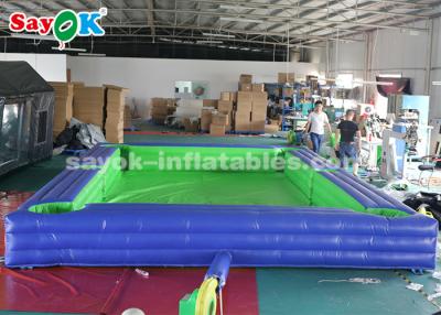 China Inflatable Billiards Ball Field 8x5x0.5m PVC Tarpaulin for Kids Adults Garden Sports Game for sale