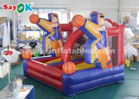 China Inflatable Basketball Game 5x3x2.5m PVC Tarpaulin Hoop Shoot for Playing Center for sale