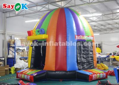 China Inflatable Disco Tent Bounce House 4x4x3.5m PVC with Air Blower for Amusement Park for sale