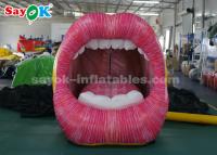 China Custom Large Inflatable Mouth Lip 2x2m PVC Advertising Prop for Events for sale