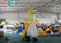 China Inflatable Banana Mascot 3m Outdoor Advertising Character Balloon CE SGS ROHS for sale