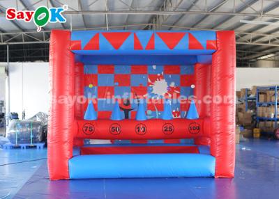 China Inflatable Interactive Archery Range Game 3.5x2.5x2.8m with Longbow and Foam Tipped Arrows for sale