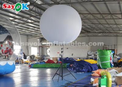China Inflatable LED Tripod Balloon 1.6m with Halogen 150W or RGB Light for Event Advertising for sale
