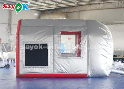 China Inflatable Car Tent Mobile Air Tent for Parking Workstation 3.5x3x2.2m with Filter System for sale