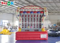 China Inflatable Connect Four Basketball Game 0.4mm PVC Tarpaulin 3.1x3.7x2.7m Outdoor Sports for sale