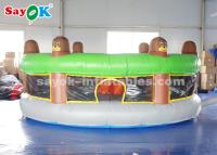 China Inflatable Human Whack A Mole Game 4.5m x 1.35m with Air Blower for Adults for sale