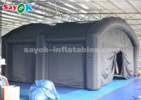 China Custom Inflatable Tent 6.5x8x4m Black Oxford Cloth PVC Coating for Promotion Advertising for sale