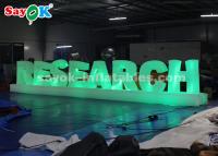 China 190T Nylon Cloth 1.3mH Inflatable LED Letter for Party Wedding Decoration for sale