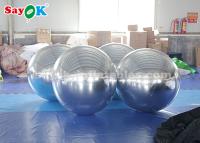China Silver Inflatable Mirror Ball 80cm-5m Commercial Decoration with CE Certification and 3-Year Warranty for sale