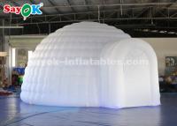 China Inflatable Globe Tent 5m Inflatable Igloo Dome Tent with Air Blower for Party Wedding for sale