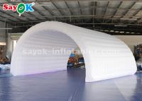 China Inflatable Tunnel Tent 6x3x3m White 210D Oxford Cloth Durable Event Tent for sale