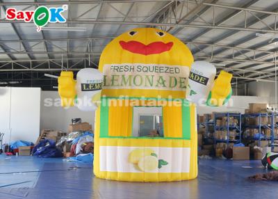 China Inflatable Work Tent 3x3x4m Lemonade Booth with Air Blower for Amusement Park for sale