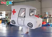 China Custom Giant Inflatable Ambulance Model 2.16x1.45x1.95m with CE SGS ROHS Certification for Trade Show Advertising for sale