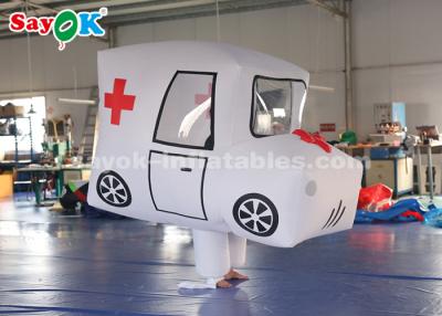 China Custom Giant Inflatable Ambulance Model 2.16x1.45x1.95m with CE SGS ROHS Certification for Trade Show Advertising for sale