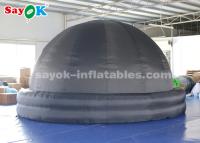 China 4.5m Portable Inflatable Planetarium Projection Dome Tent Black Oxford Cloth CE for sale