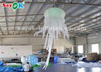 China 1.5x2.5m Inflatable Hanging Jellyfish with LED Light for Night Club Decoration for sale